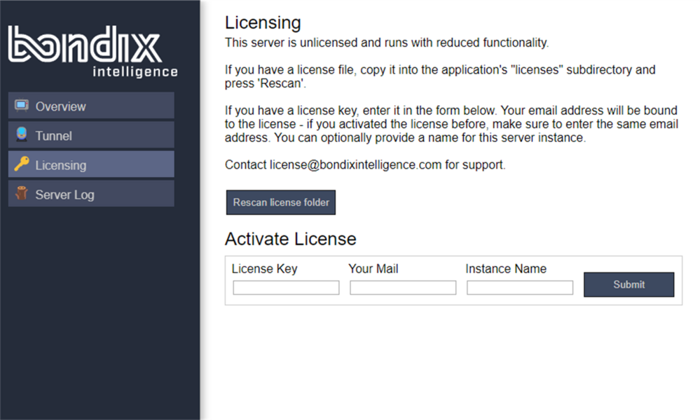 Server - Bondix Wiki